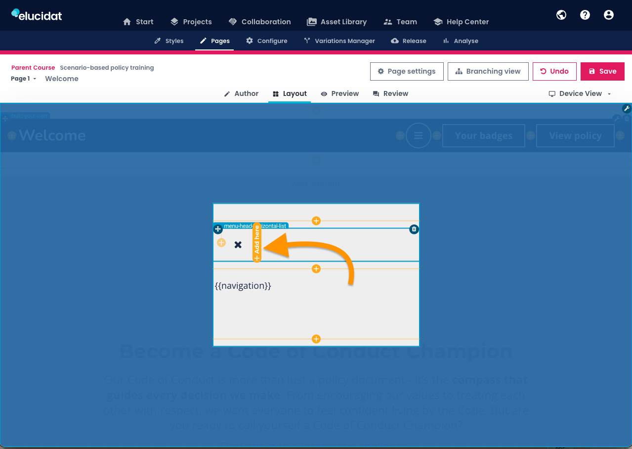Adding a language selector toggle to your course – Elucidat