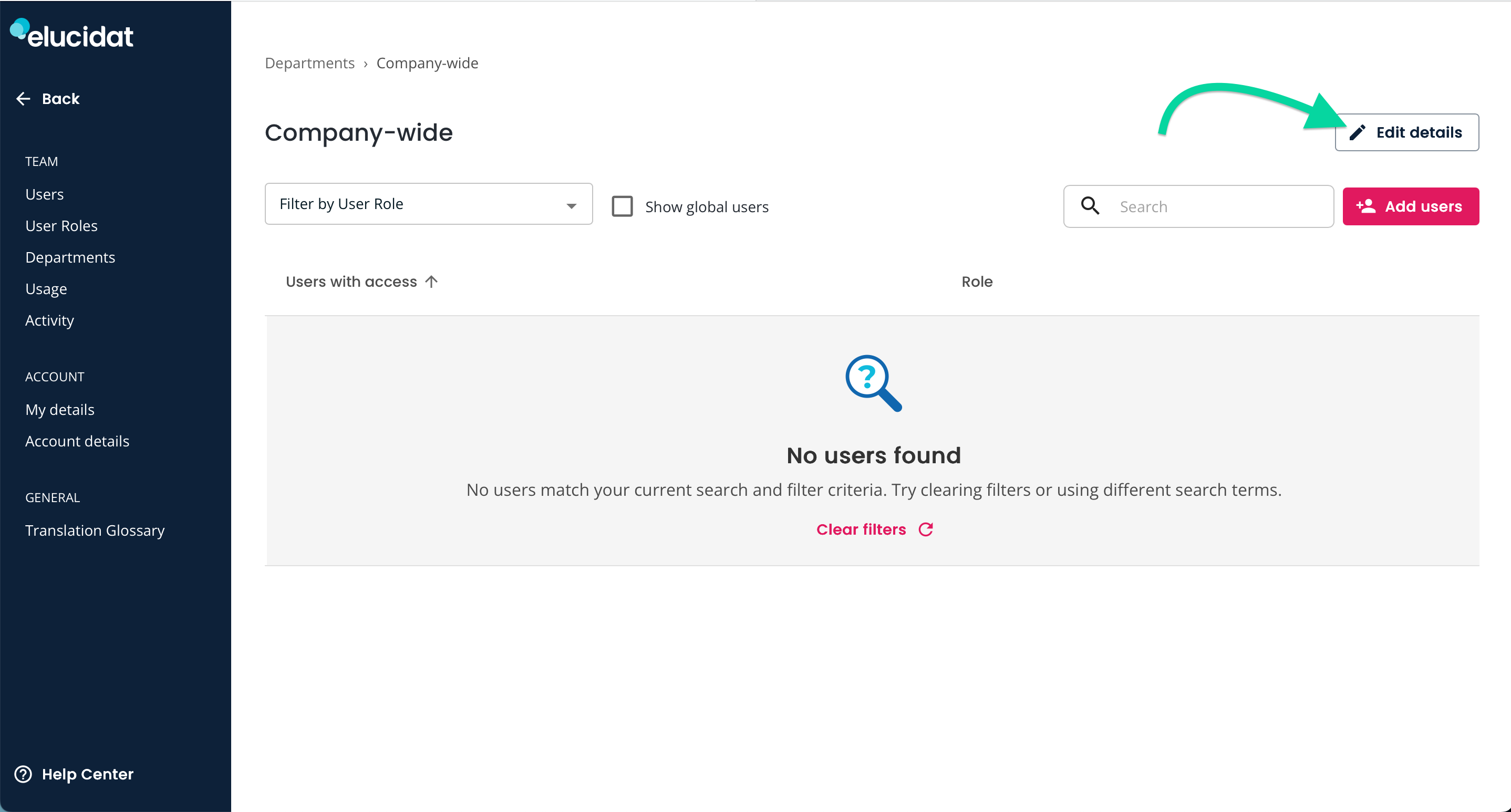 Creating and managing Departments – Elucidat Author Help Center