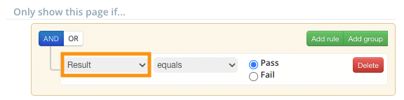 Creating Pass/Fail scenarios with separate results pages – Elucidat ...